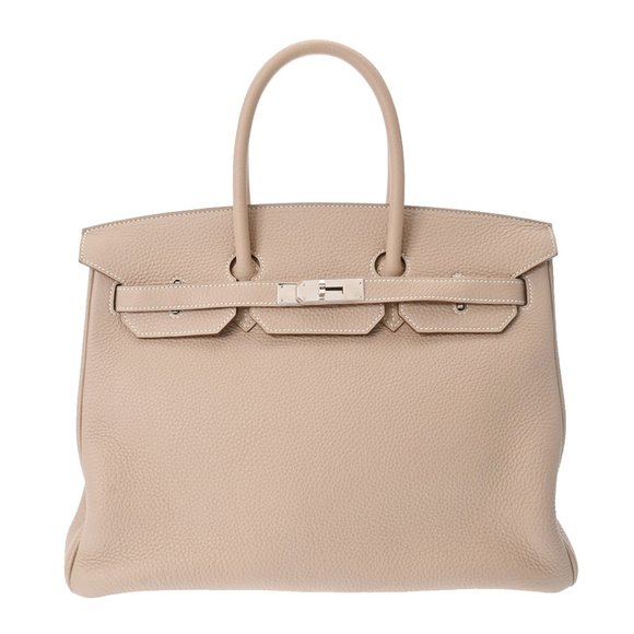 Hermes | Bags | Hermes Hermes Birkin 35 Argile Palladium Hardware P ...